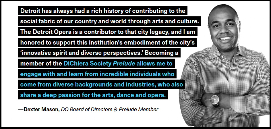 Introducing the DiChiera Society Prelude! - Detroit Opera